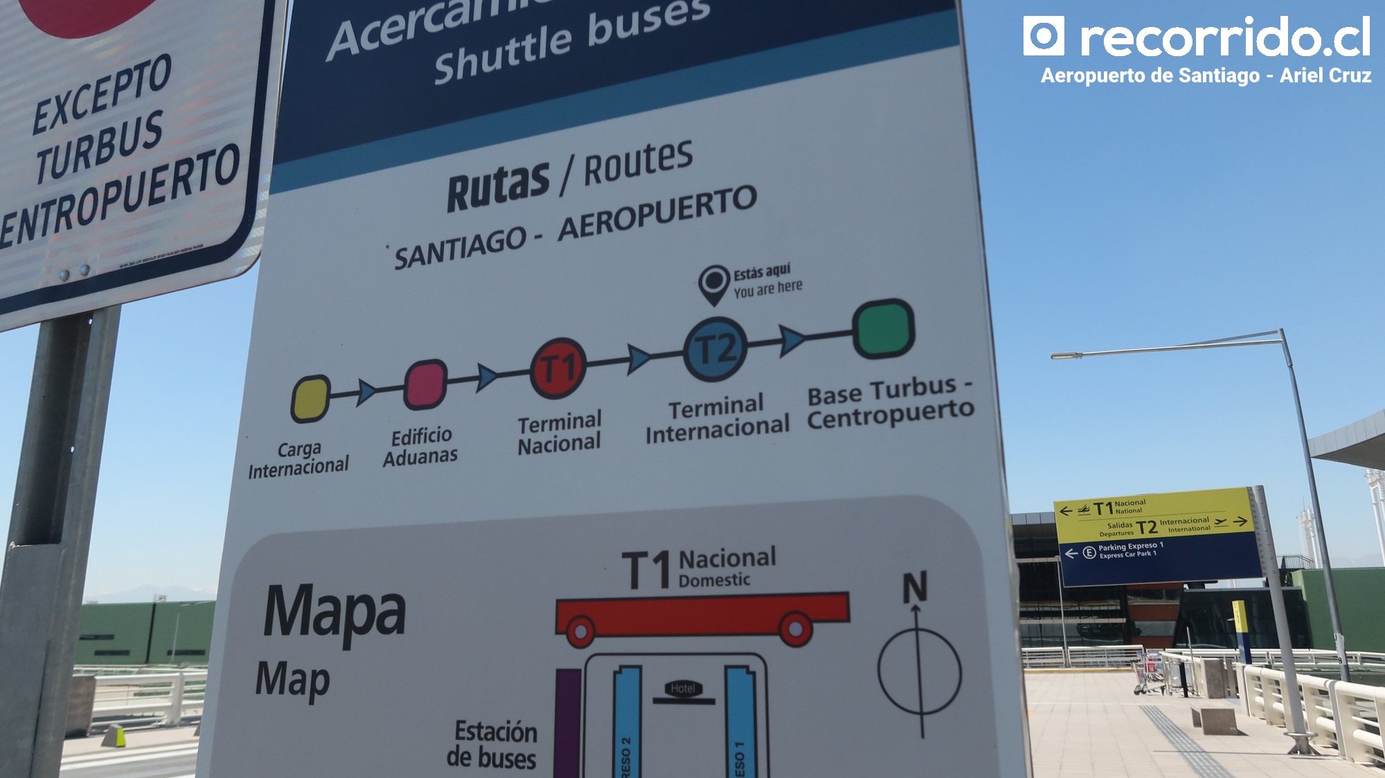 Puedes comprar tu ticket del bus del aeropuerto de Santiago en internet ...