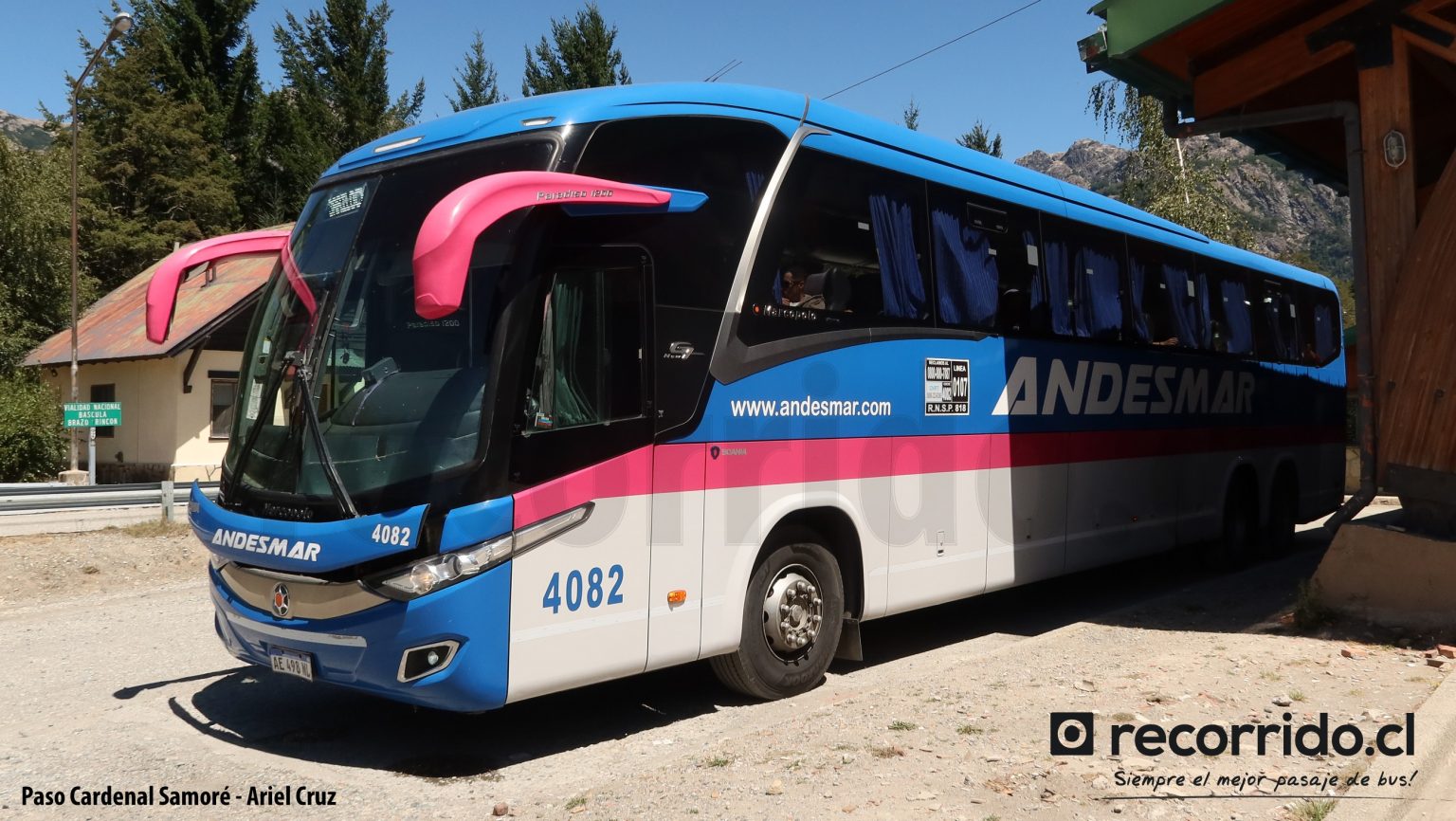 Los buses de Chile a Bariloche de Andesmar Chile - Recorrido.cl - Blog