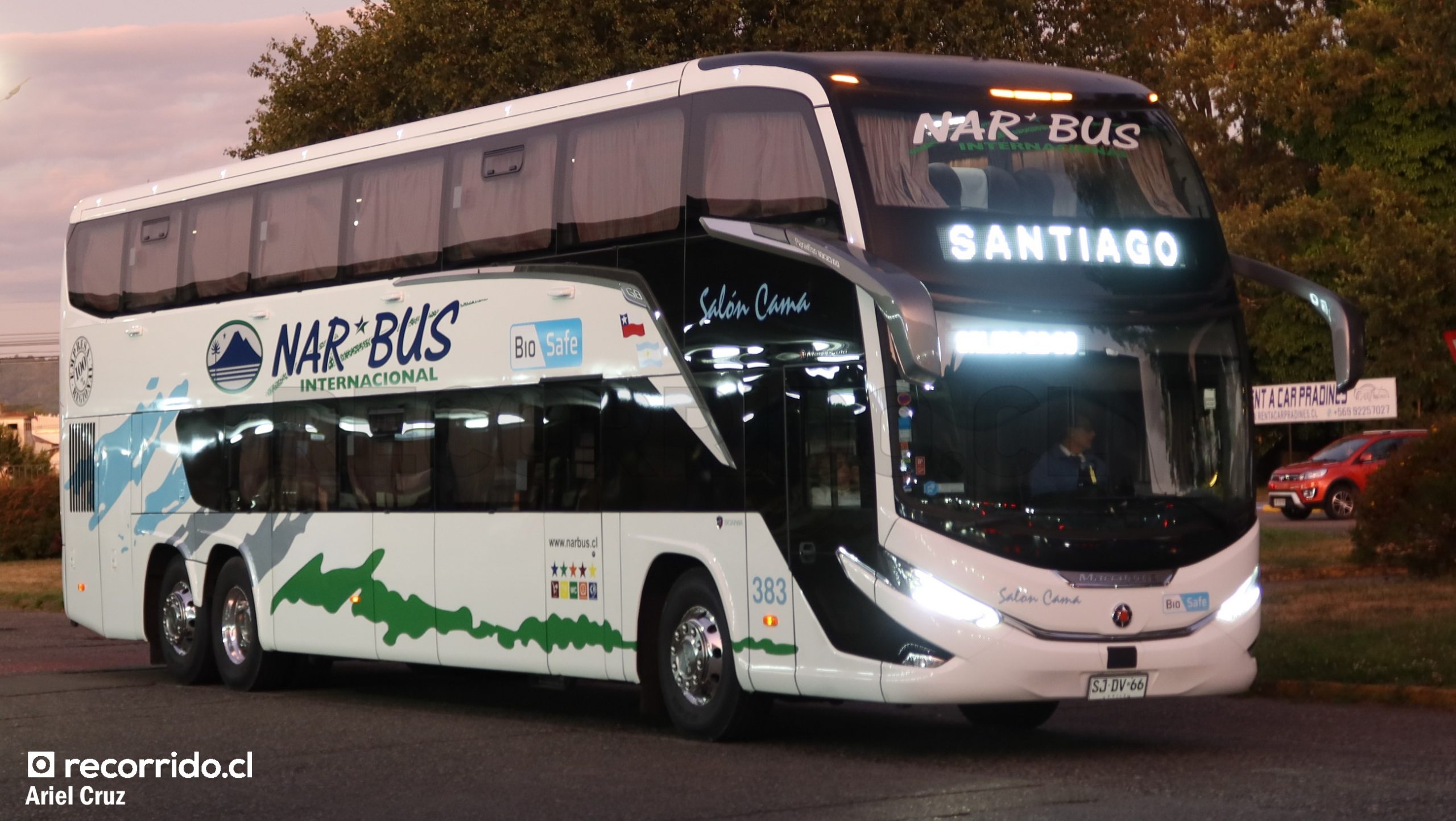 Los nuevos buses de NarBus desde la Araucanía - Recorrido.cl - Blog