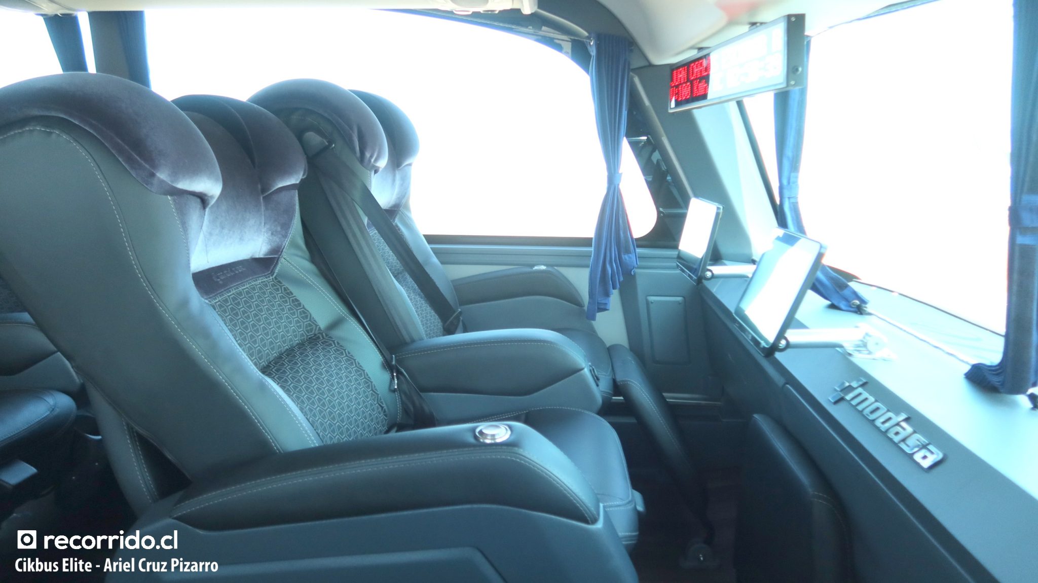 Los nuevos buses Modasa Zeus 5 de Cikbus Elite - Recorrido.cl - Blog